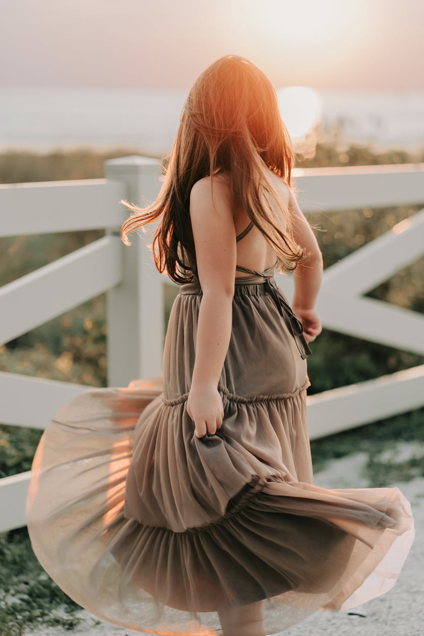 Wendy Dress (mocha tulle) – INDIE BLUE