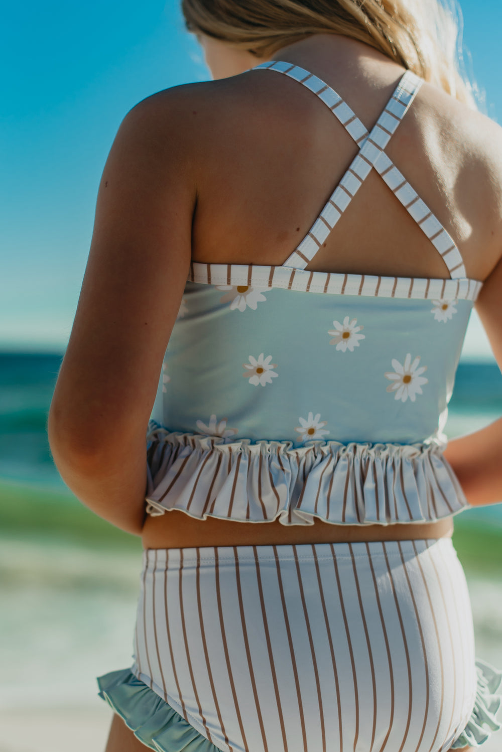 Tankini Set (daisy) FINAL SALE – INDIE BLUE