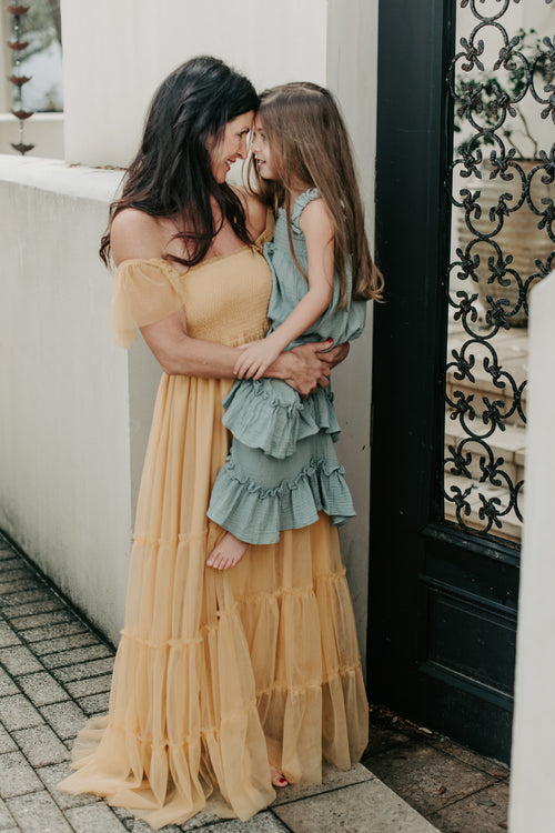 Women's Marabella Dress (saffron tulle) – INDIE BLUE