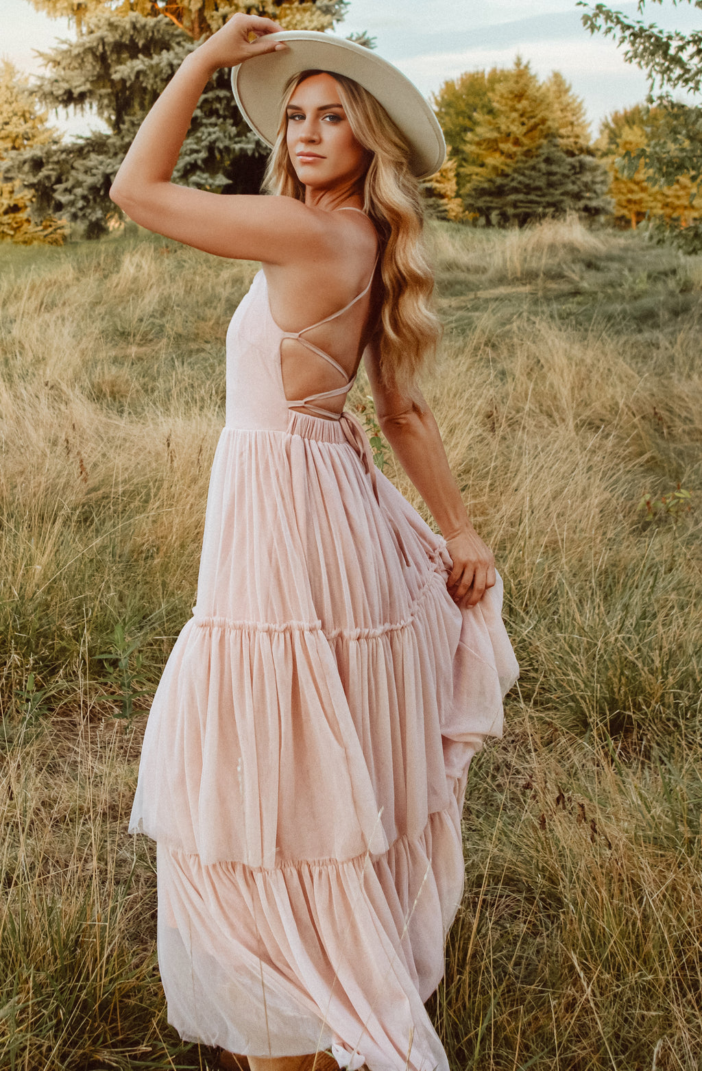Women's Wendy Dress (soft pink tulle) – INDIE BLUE