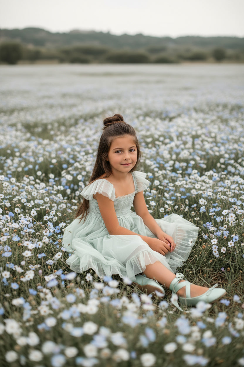 Juliet Dress (mint tulle) – INDIE BLUE