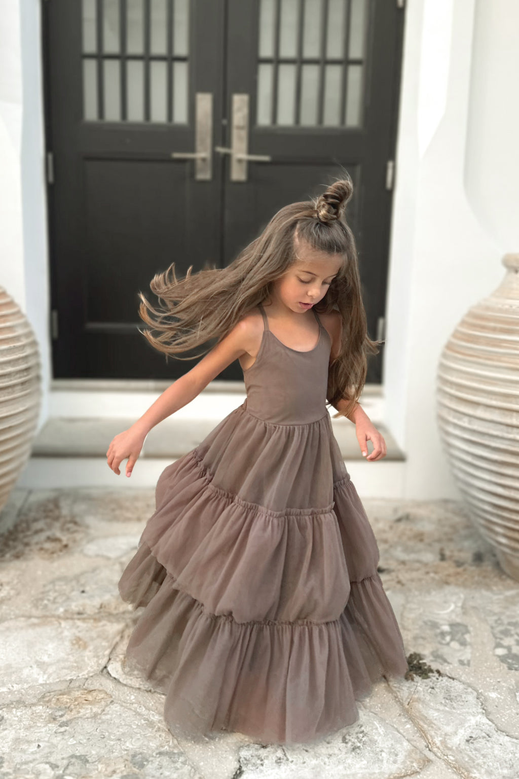 Wendy Dress (mocha tulle) – INDIE BLUE