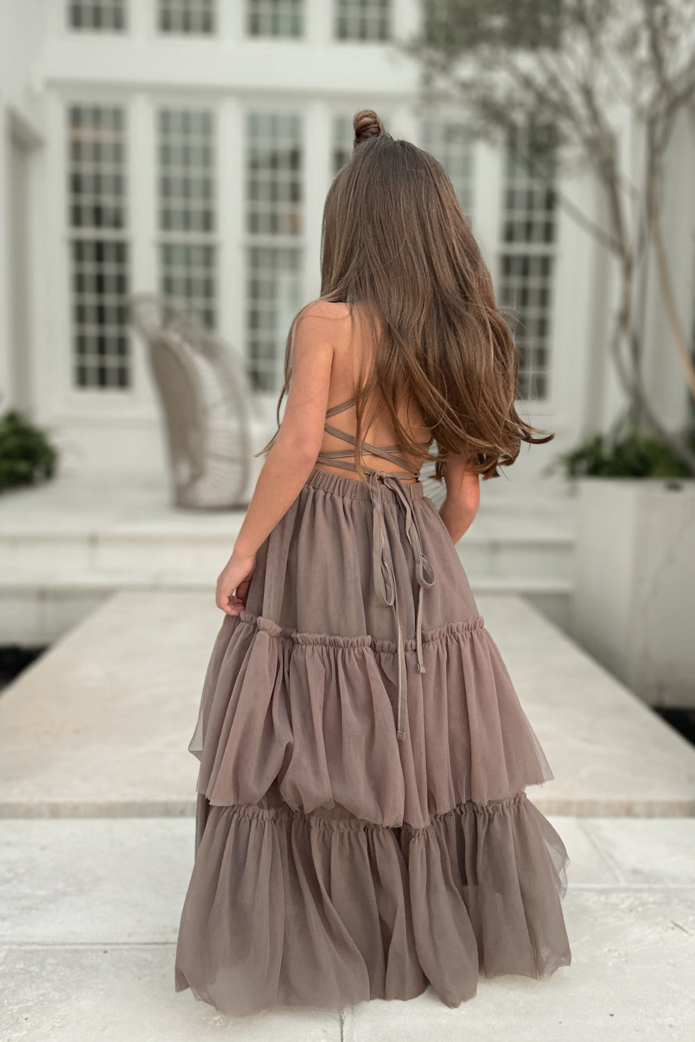 Wendy Dress (mocha tulle) – INDIE BLUE